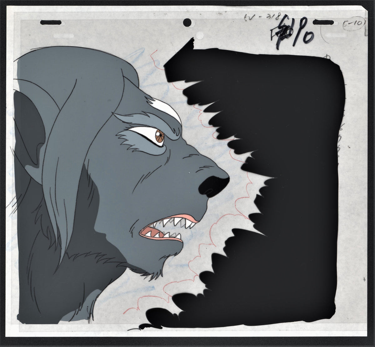 Sasha in Wolf Transformation – Conan Animation