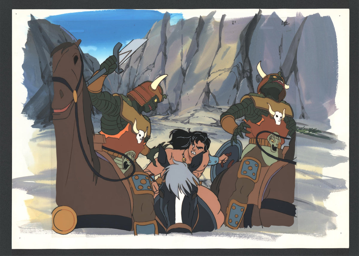 Conan Fighting Serpent Warriors – Conan Animation