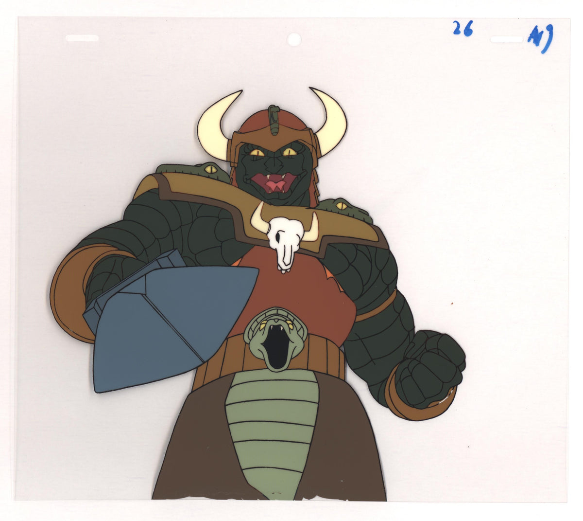 Serpent Warrior Pointing Sword – Conan Animation