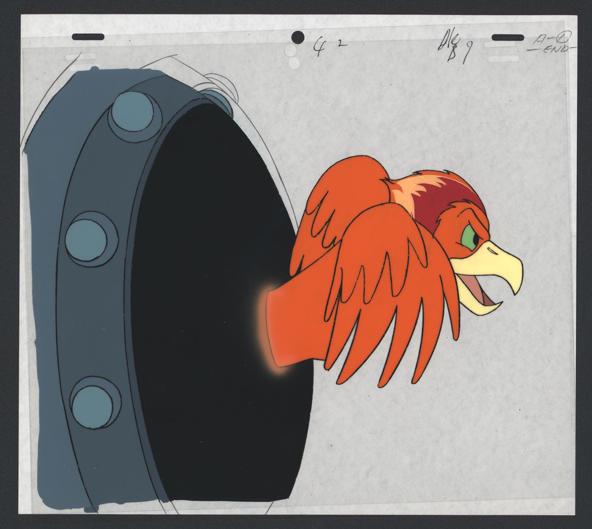 Needle Flying out of Shield – Conan Animation