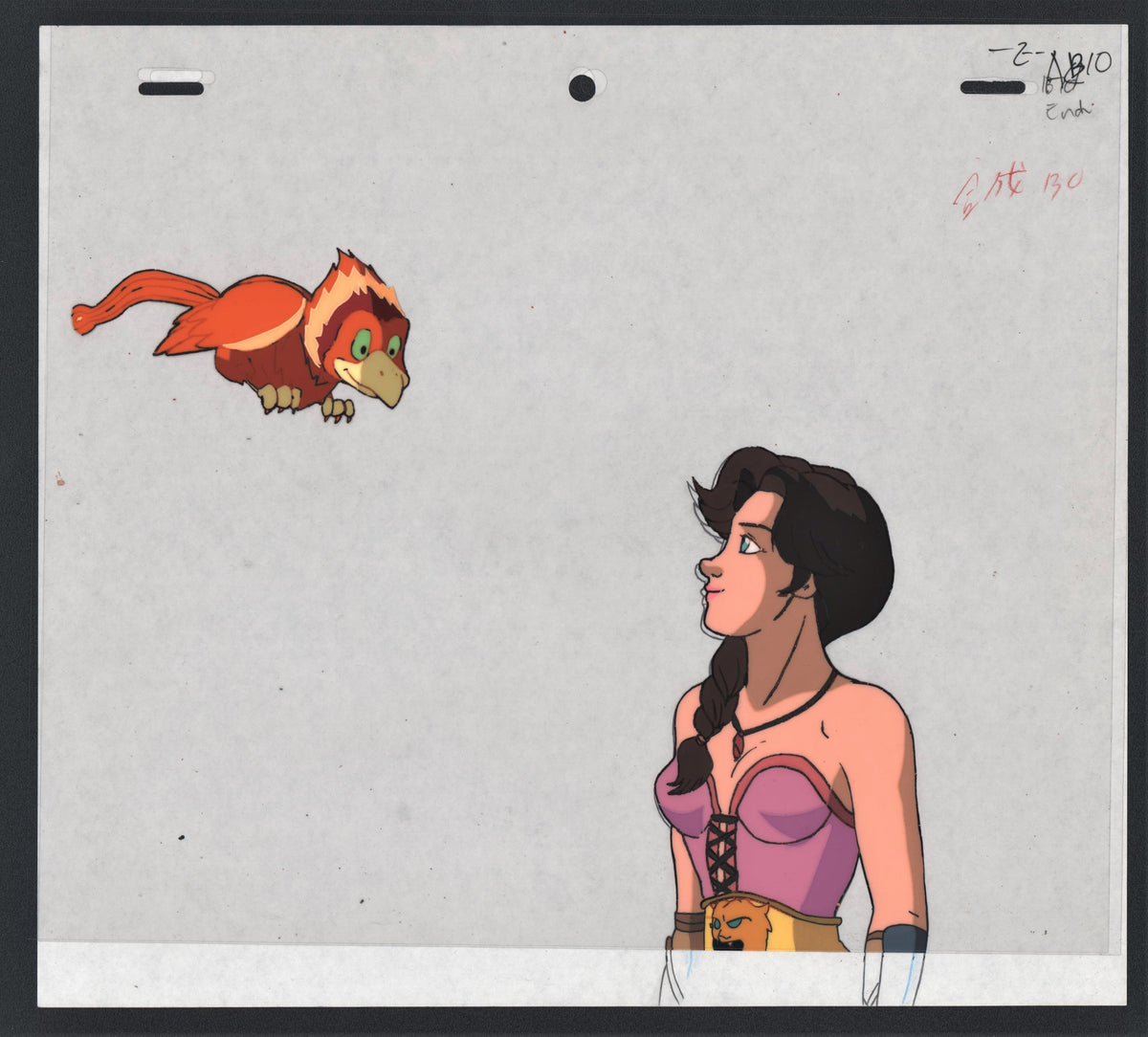 Jezmine Looking up at Needle – Conan Animation