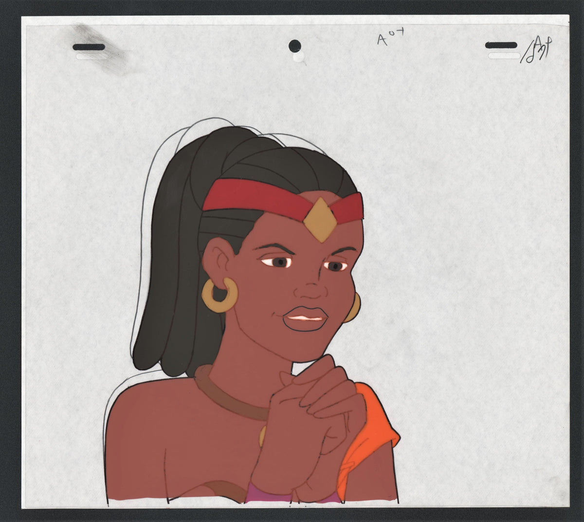 Mukani Close-Up Clasping Hands – Conan Animation