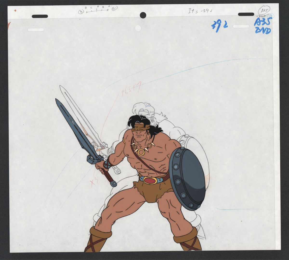 Conan Fighting Blindfolded – Conan Animation