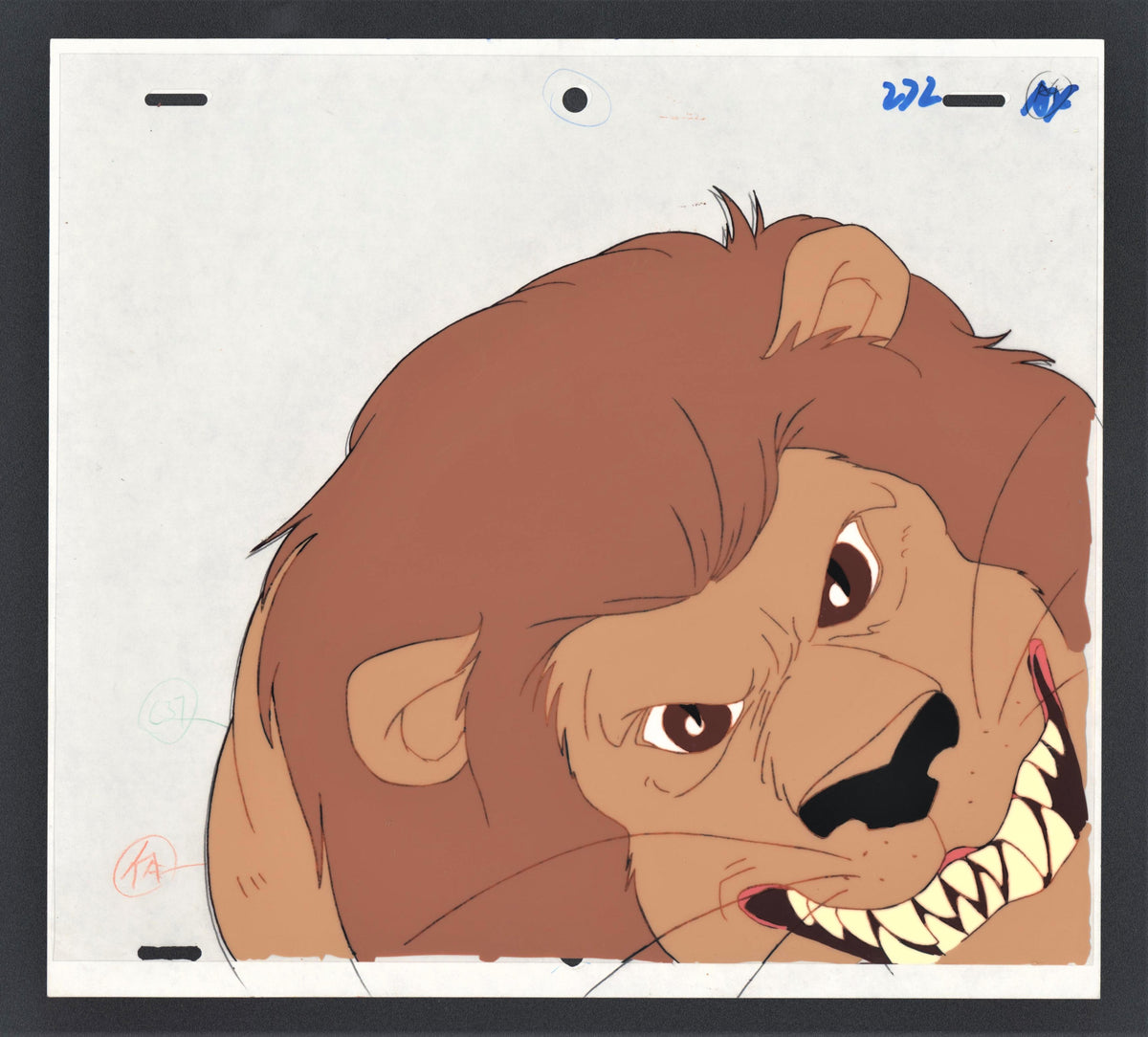 Close-Up of Amra the Lion Attacking – Conan Animation