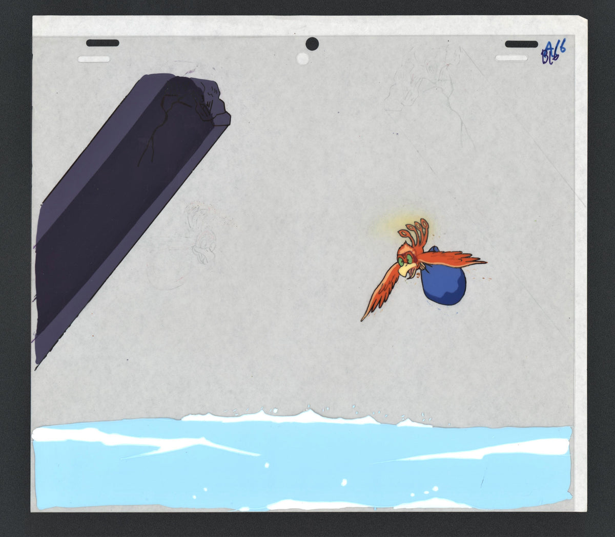Needle Carrying Pouch Over Water – Conan Animation