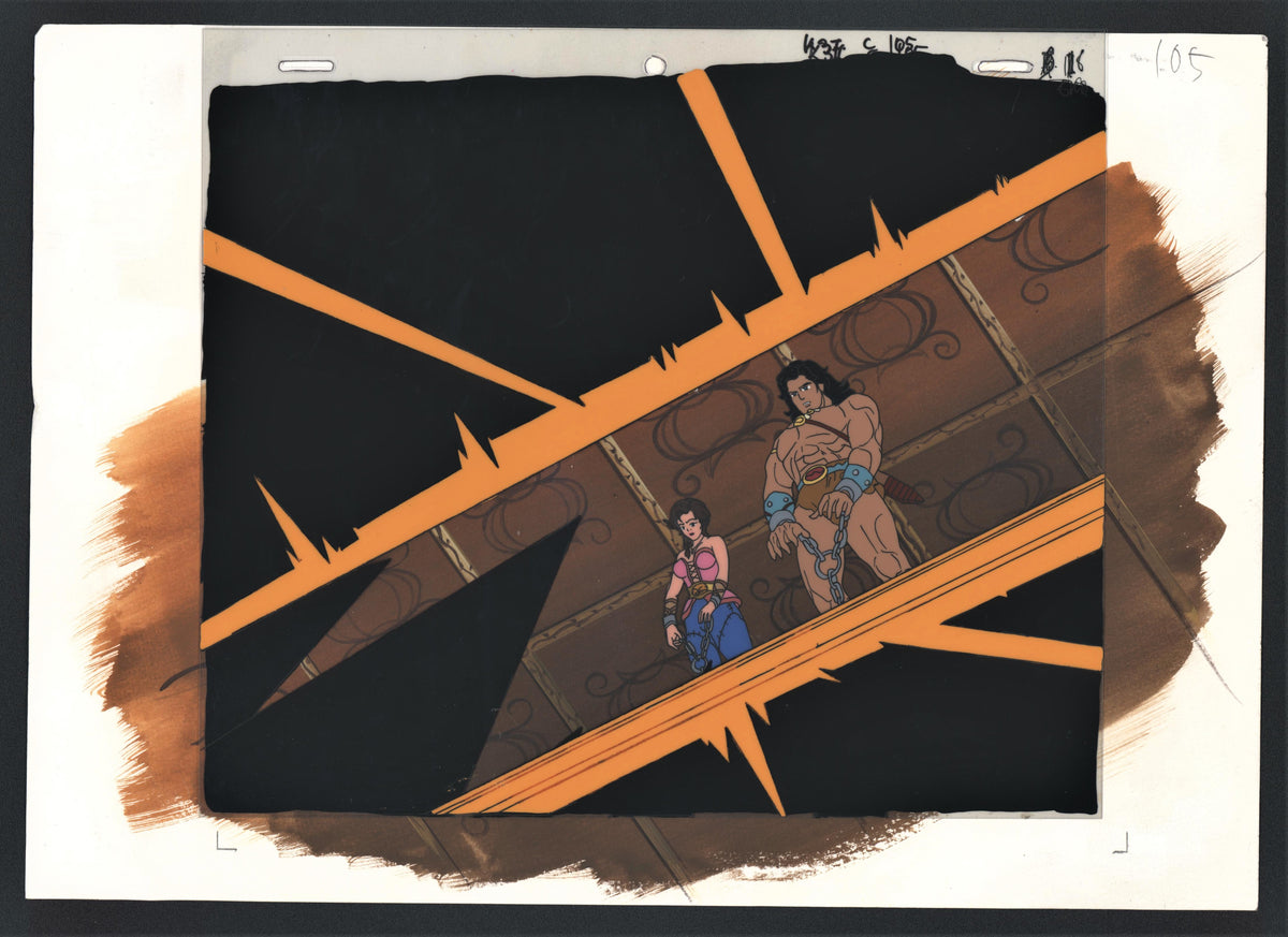 Conan and Jezmine in Chains over Pit – Conan Animation