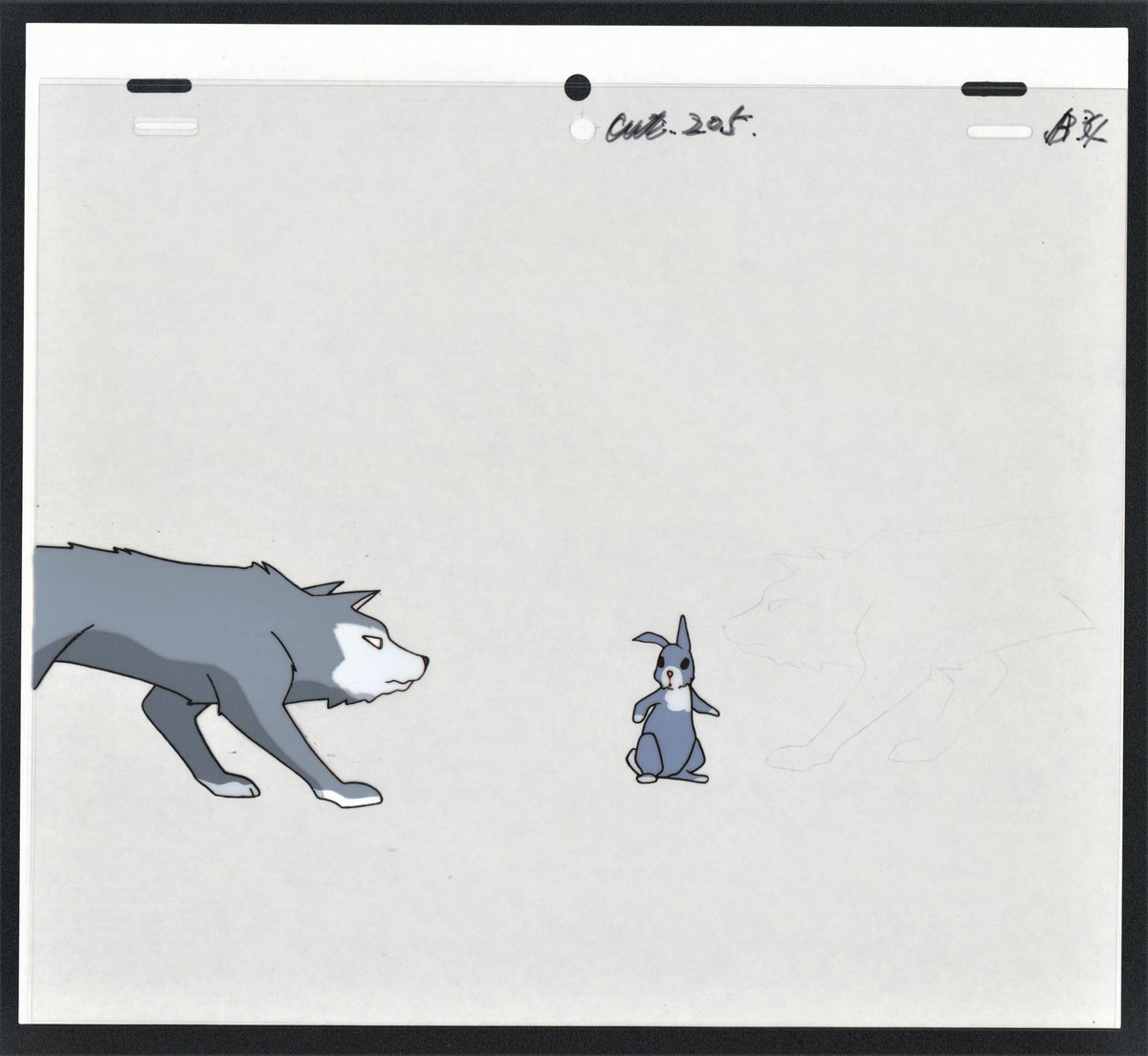 Wolf Chasing Rabbit – Conan Animation