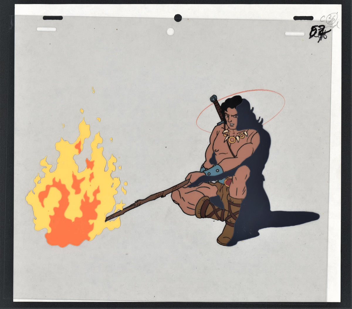 Conan by Campfire (Removable Shadow) – Conan Animation