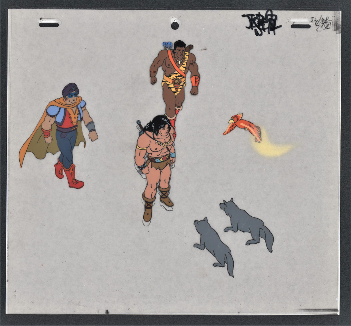 Conan, Greywolf, Zula, Needle Wolves – Conan Animation