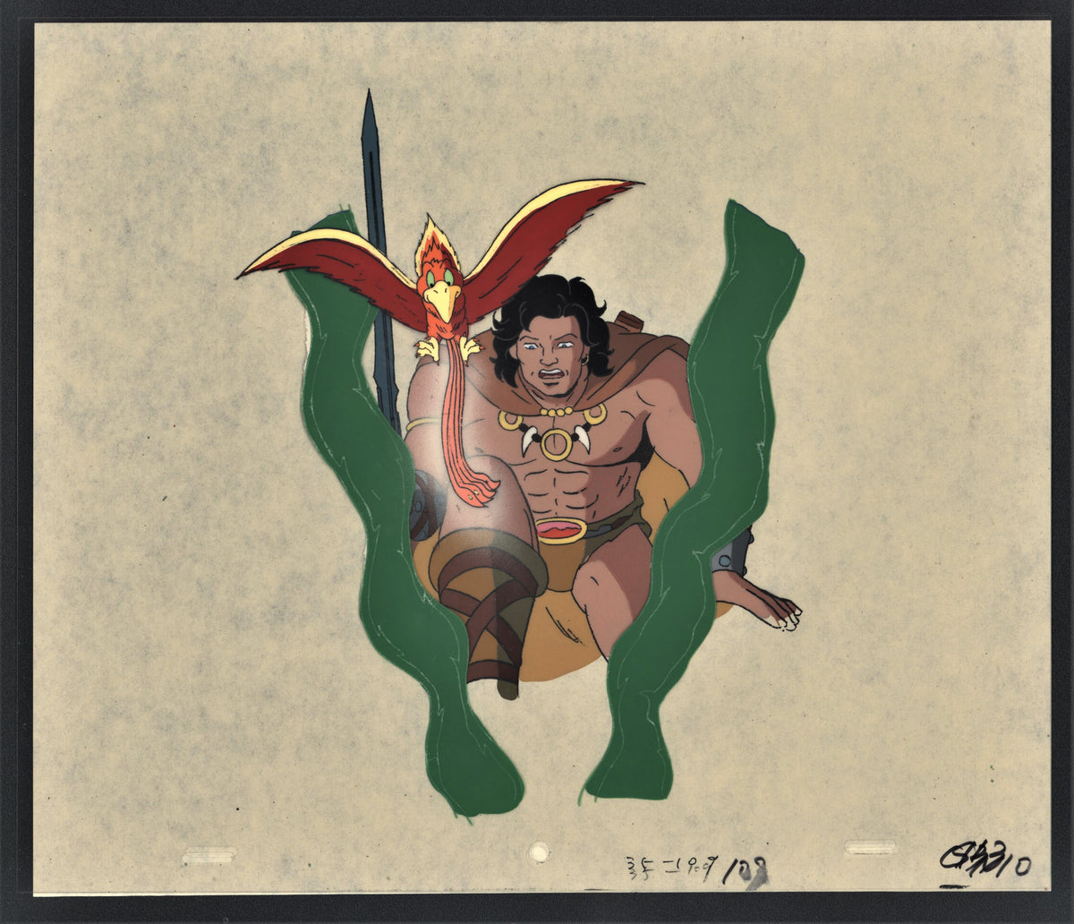 Conan and Needle with Green Plumes – Conan Animation