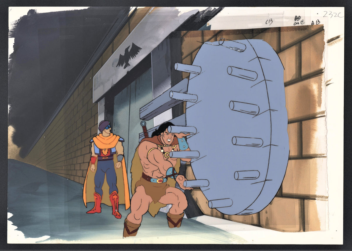 Conan and Grewolf Moving Wheel – Conan Animation