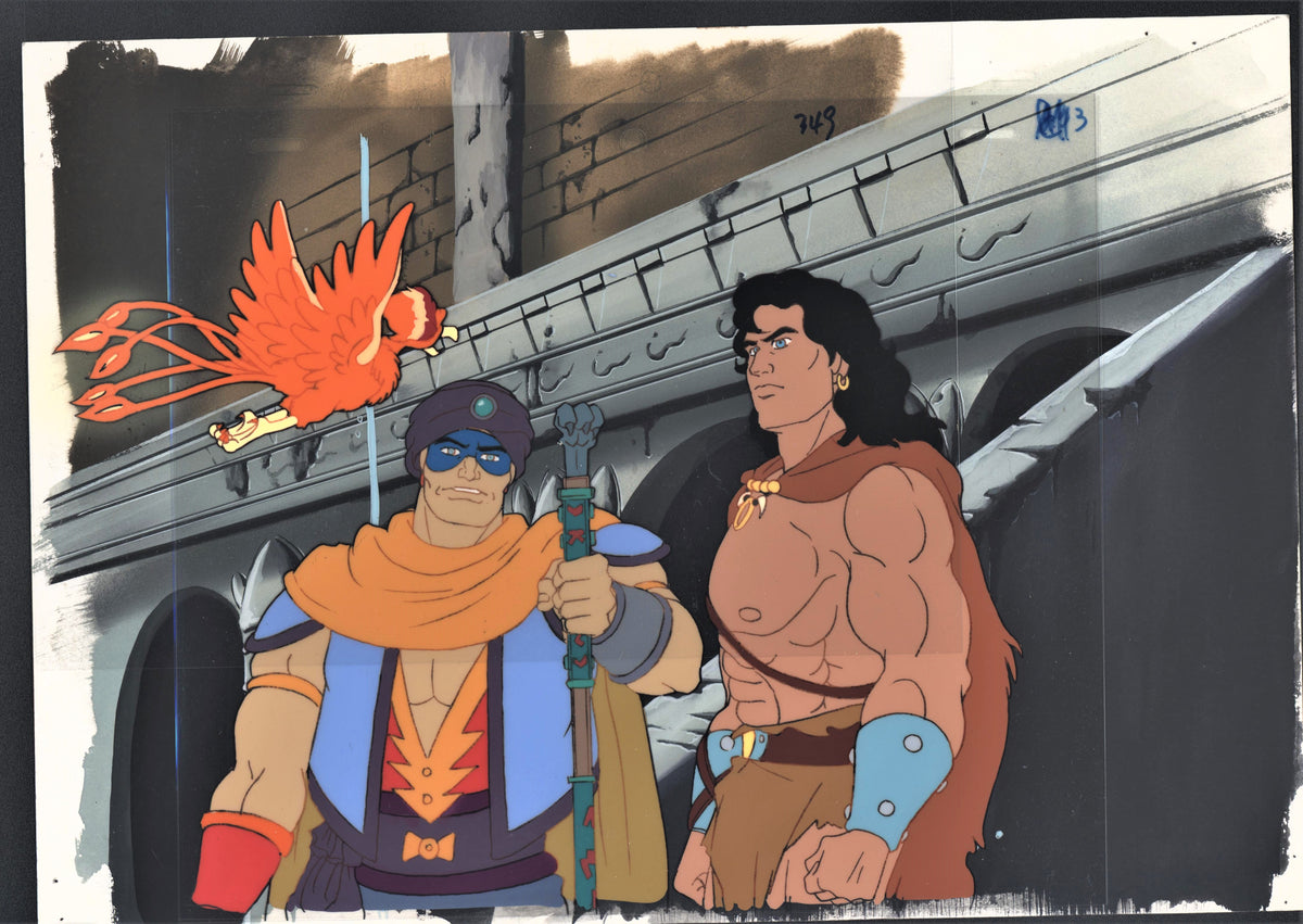 Conan, Greywolf, and Needle by Castle – Conan Animation