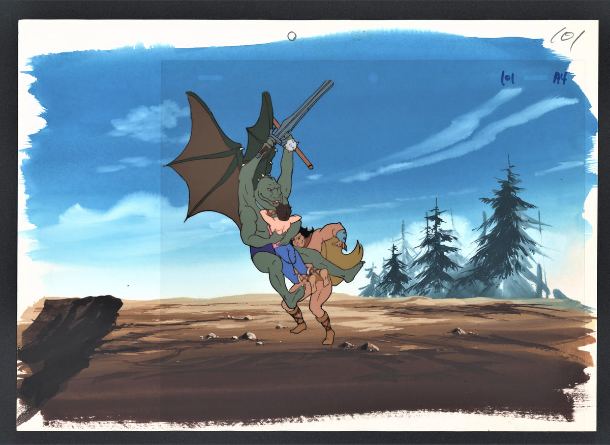 Conan and Jezmine Fighting Windfang – Conan Animation