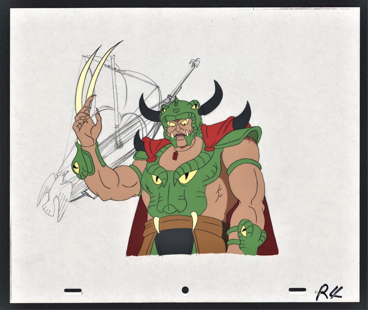 Wrath-Amon Raising Hand – Conan Animation