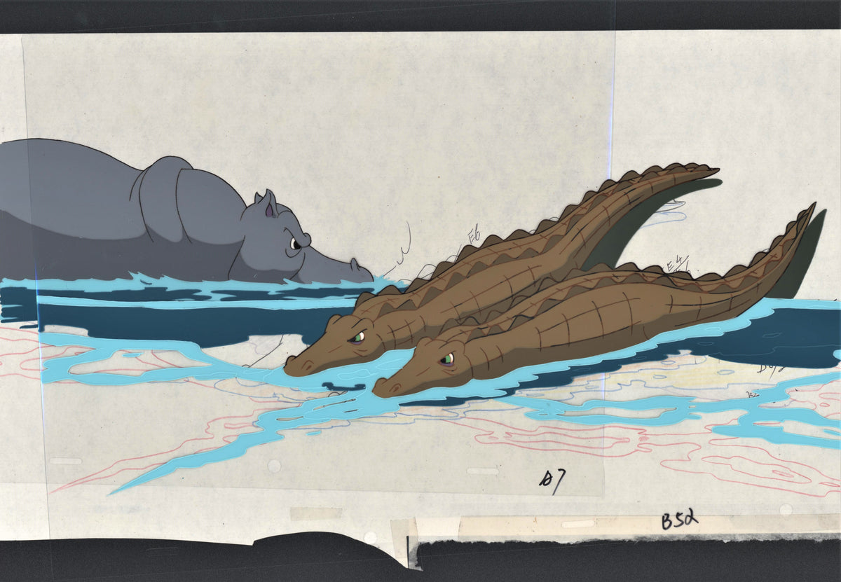Crocodiles and Hippo – Conan Animation