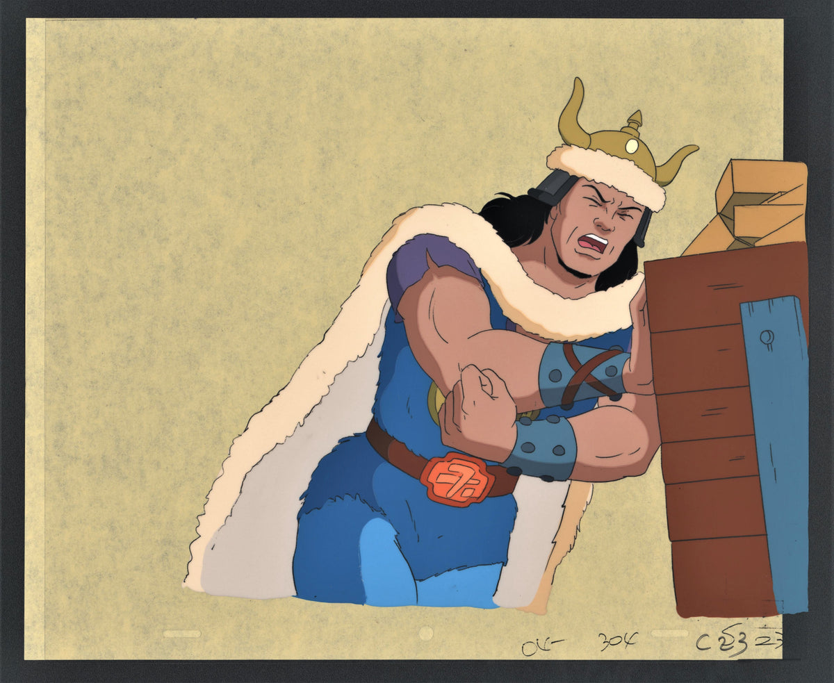 Conan Pushing Brick Cart – Conan Animation