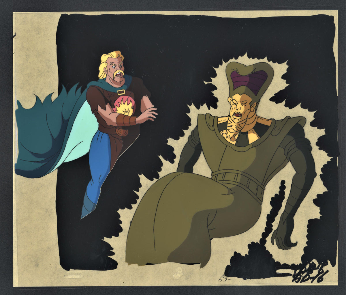 Ram-Amon Half-Serpent Form w/ Mesmira in Darius Disguise – Conan Animation