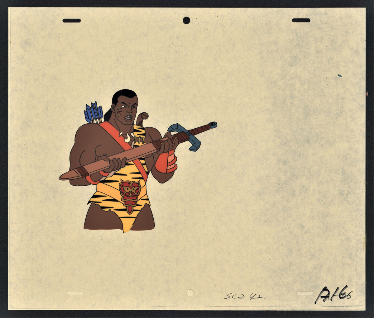 Zula Holding Conan's Sword – Conan Animation