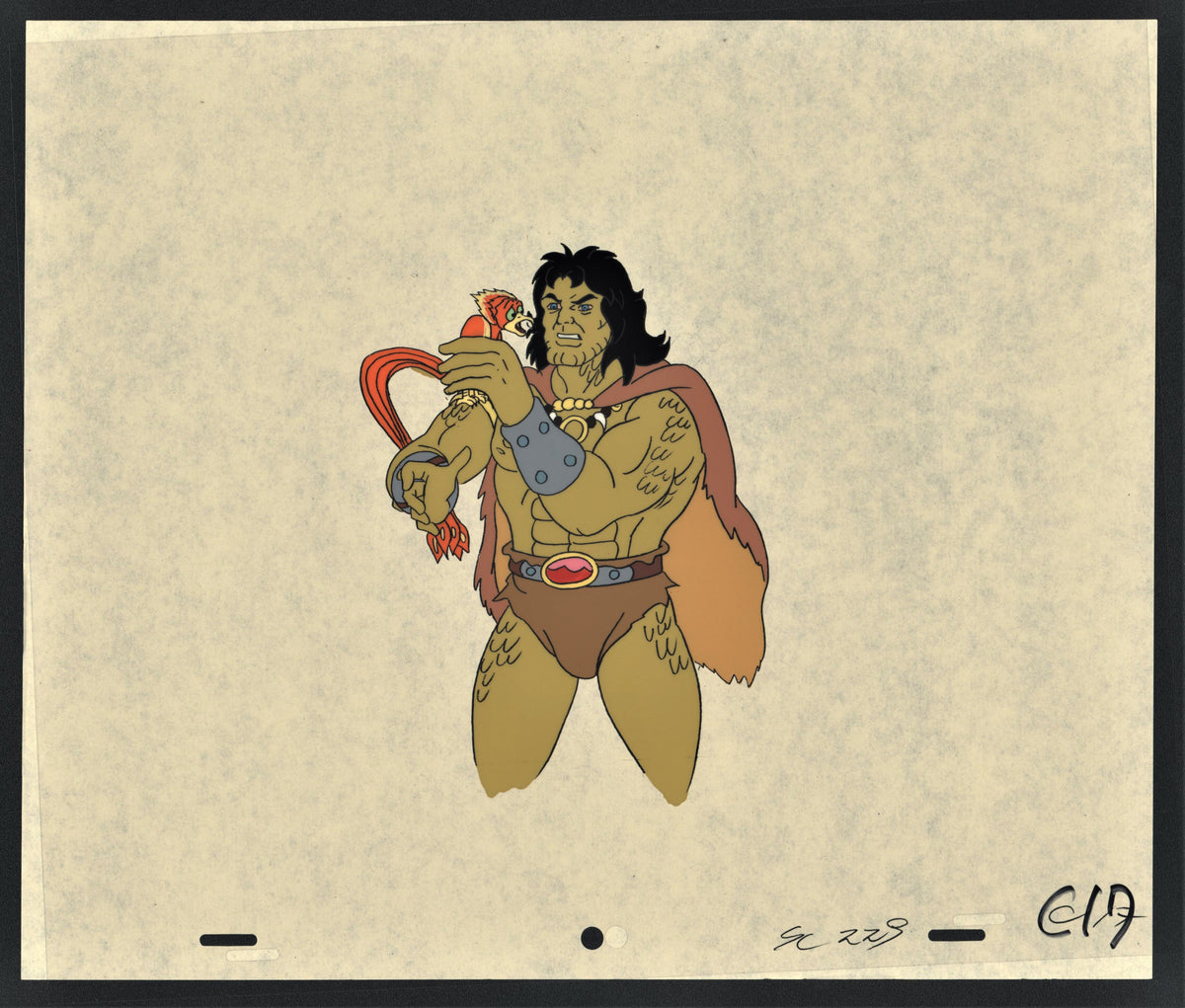 Conan in Serpent Form Talking Holding Needle – Conan Animation