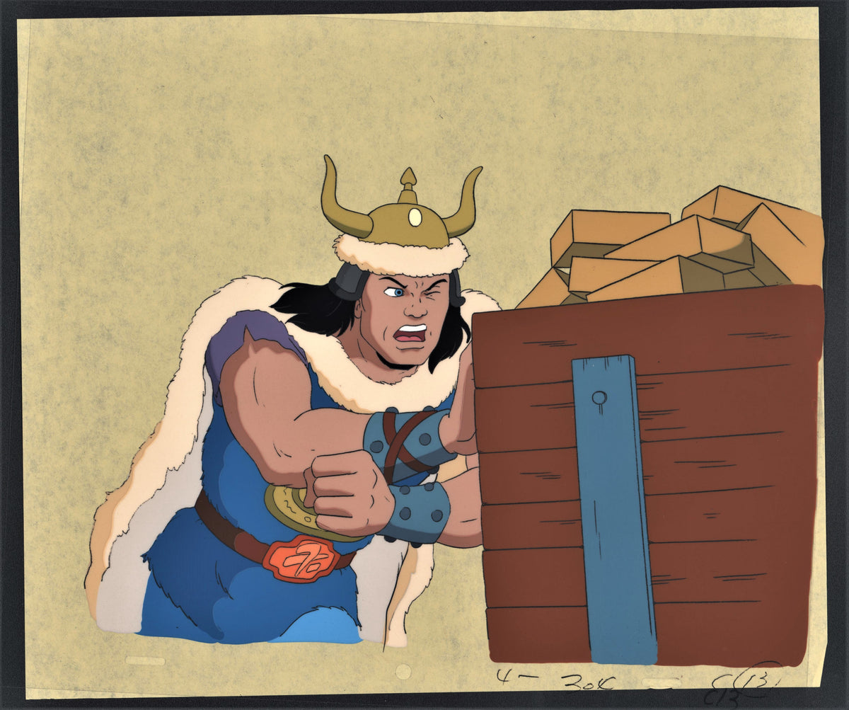 Conan Pushing Brick Cart – Conan Animation