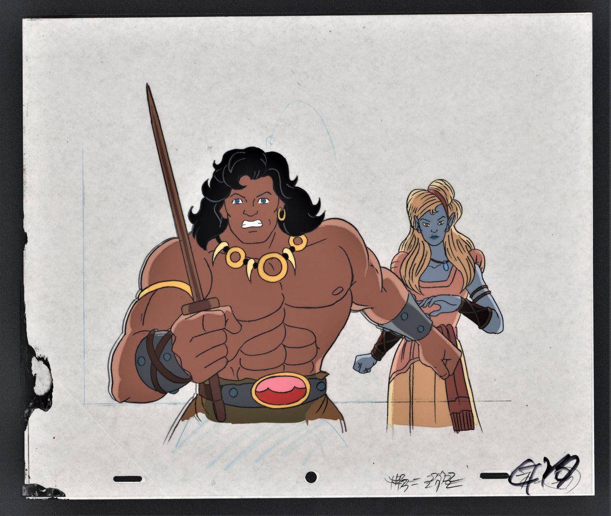 Conan Running with Villager – Conan Animation