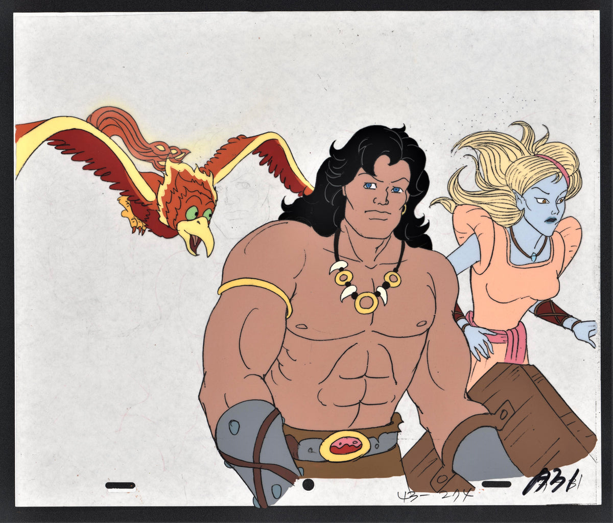 Conan Running with Villager – Conan Animation