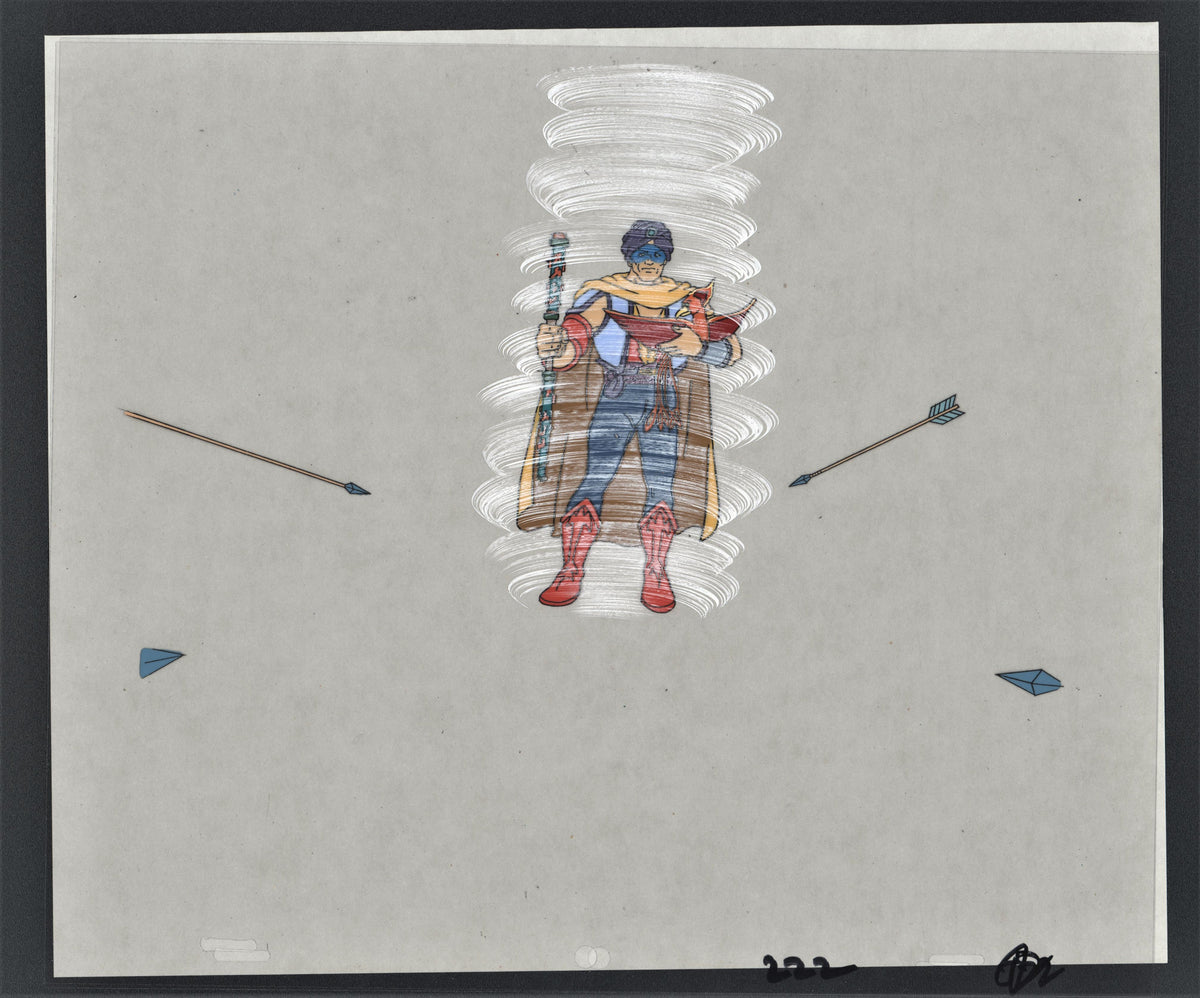 Greywolf Holding Needle in Tornado – Conan Animation